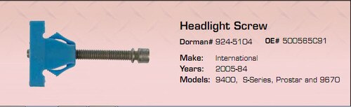 IC, International 3800 CE, 9400, ProStar, S1723, S1724, S1753, S1754 ...