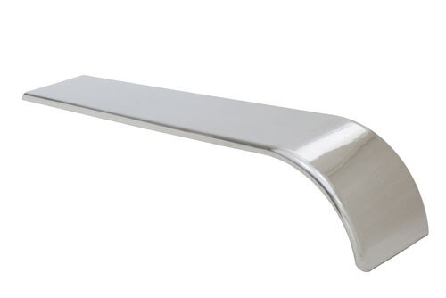 Full Tandem Single Radius Fender - .090 Smooth Aluminum - Ribbed - by ...