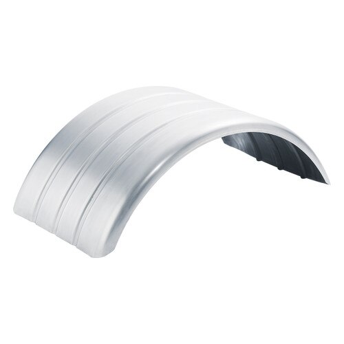 Full Radius Single Axle Fender - 14 Gauge Mild Steel Fenders - Ribbed ...