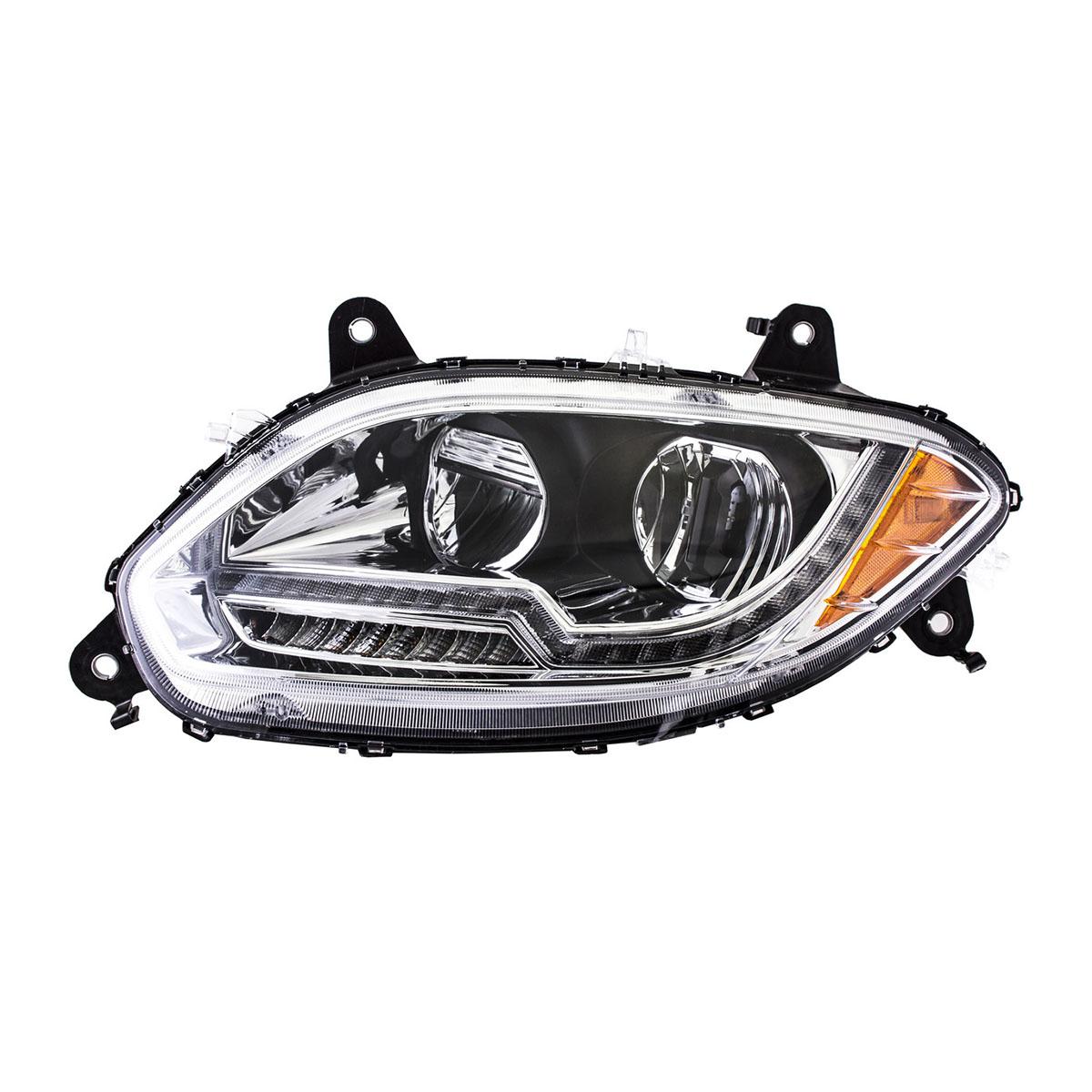 International LT LED Headlight Chrome 2017 - 2021 LH Driver Side by ...