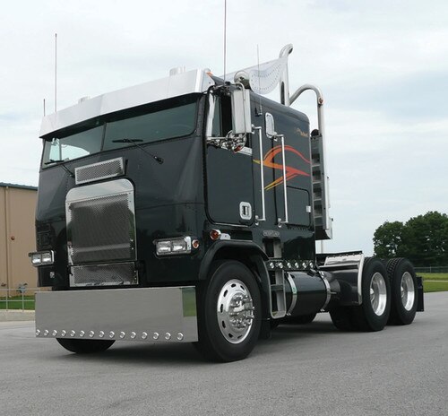 Freightliner FLB Sunvisor CABOVER BLIND MOUNT 10" DROP VISOR(304) by ...