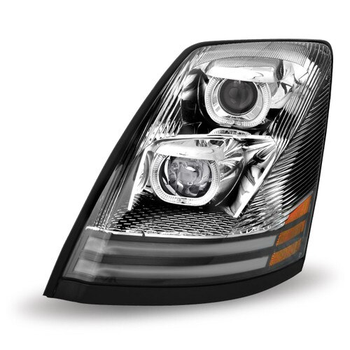 Volvo VNL LED Headlight Assembly LH Driver Side 2004 & Newer by TRUX