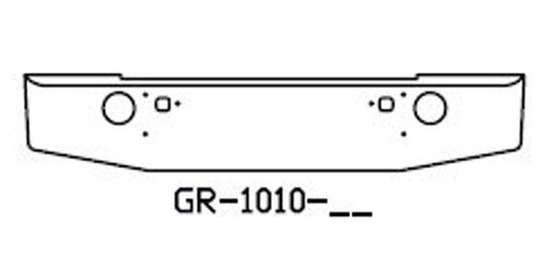 Mack R Bumper Up to 1976 20" Boxed End Chrome Steel GR-1010-51 by Valley